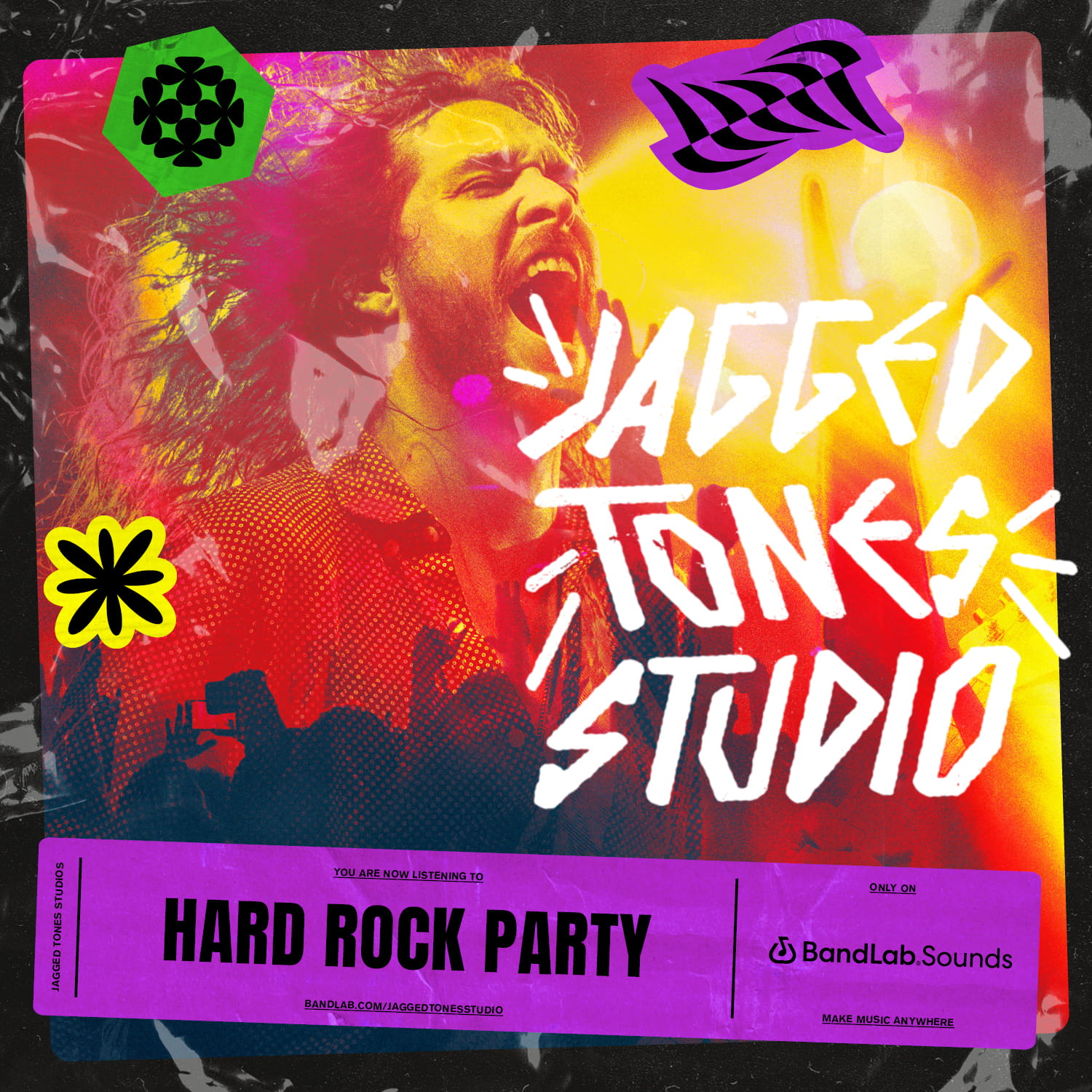 Jagged Tones Studio: Hard Rock Party | BandLab Sounds